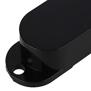 Lovermusic 82mm Black Plastic Closed Shell Electric Guitar Single Coil Pickup Covers Pack of 3