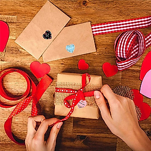 1500 Pcs Floral Thank You Stickers, Heart-Shaped Thank You Stickers 1 Inch Thank You Stickers Roll Thank You Labels for Gifts, Weddings, Giveaways, Bridal Showers, Party, Boutiques and Envelope