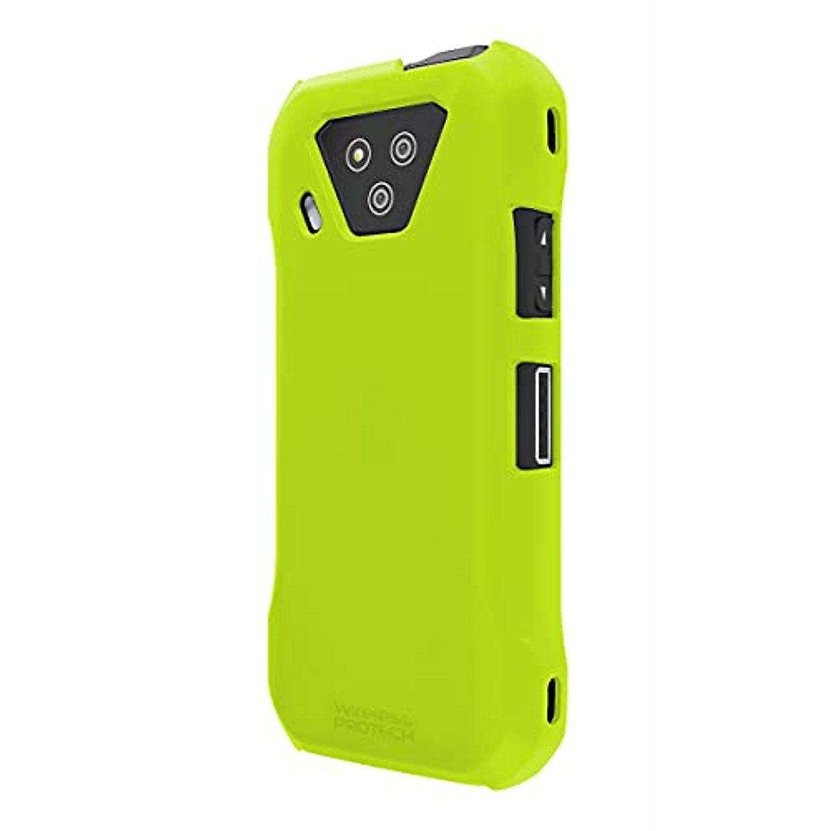 Wireless ProTech Case Compatible with Kyocera DuraForce Ultra 5G Phone Model E7110 (Verizon), Durable Slim Soft Touch Smooth Hard Cover Case (Lime Green)
