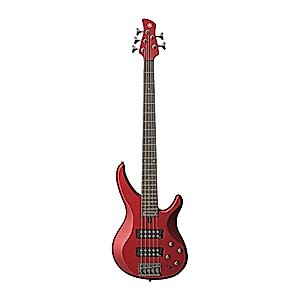 Yamaha TRBX305 CAR 5-String Electric Bass Guitar,Candy Apple Red