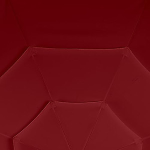 Pure Garden 10 ft Patio Umbrella - 3-Tiered Sunshade with Push Button Tilt and Easy-Open Crank - Outdoor Umbrella for Deck, Yard, or Pool (Red)