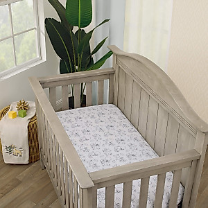 Disney Lion King Leader of The Pack Grey, Sage, Ivory and Yellow 3 Piece Nursery Crib Bedding Set - Comforter, Fitted Crib Sheet, and Crib Skirt