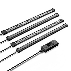 AC Infinity IONBEAM S16, Full Spectrum LED Grow Light Bars 16”, Deeper Penetration Samsung LM301H EVO Diodes and Digital Dimming Timer Controller, for Veg Bloom Indoor Plants, Grow Tents, Greenhouses