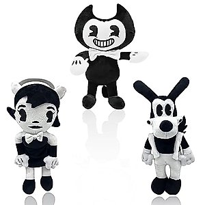 SmallBos 3PCS Alice Plush, Tom Plush, Horror Game Plush, Soft Stuffed Animals Plush Toys for Kids and Game Fans