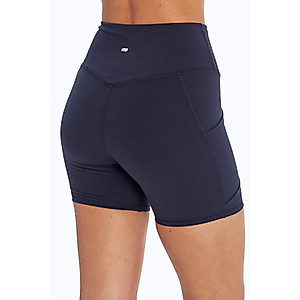 Marika Womens Linnette High Waist Tummy Control Short, Midnight Blue, X-Large US