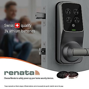 Renata CR1216 Batteries - 3V Lithium Coin Cell 1216 Battery (5 Count)