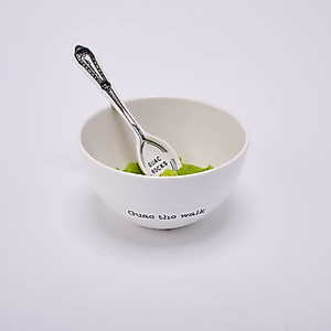 Mud Pie Melamine Bowl Set, 3" x 4.5" dia, Guacamole