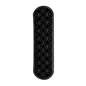 Silicone Makeup Brush Holder: Beauty Tool Organizer, Cosmetic Storage, Sewing and Quilting Notion Stash and Store (Black)