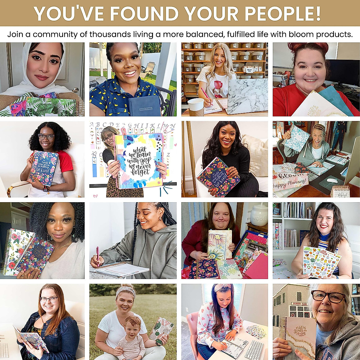 bloom daily planners UNDATED Calendar Year Day Planner - Passion/Goal Organizer - Start Anytime Monthly/Weekly Agenda Book with Tabs (January to December) - 5.5" x 8.25" - Tan Leopard