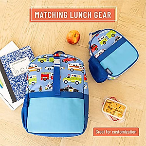 Wildkin Pack-it-All Kids Backpack Bundle with Clip-in Lunch Box (Heroes)