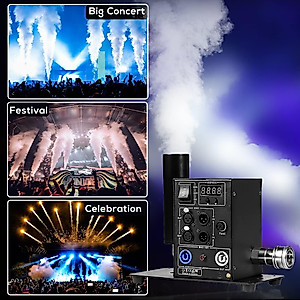 CO2 Cannon Professional Carbon Dioxide Gas Co2 Blaster Jet Machine DJ CO2 Jet Machine Stage Effect Machine for Nightclubs (LCD)