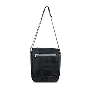 Travelon Triplogic Slim CrossBody Shoulder Bag (Black)