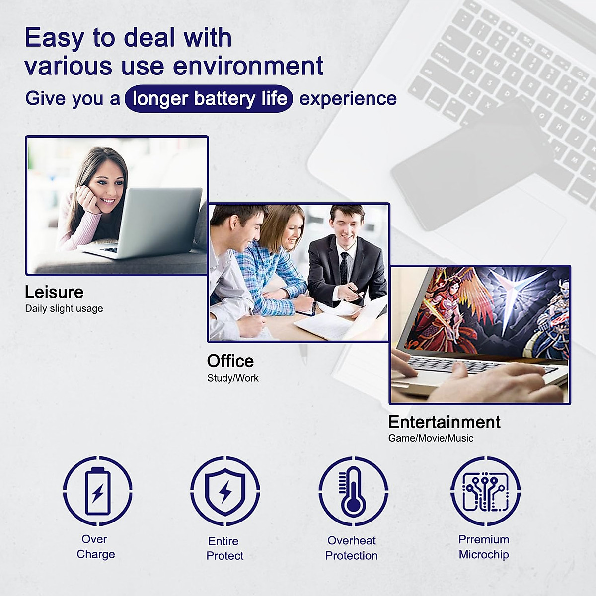 SUNNEAR AA-PBRN4ZU Battery Compatible with Samsung Galaxy Book Flex 930QCG 930QCJ 930XCJ NP930QCG-K01 950QCG-X01 950QCJ 950XCJ NP950QCG NP950QCG-K01US 15.4V 4350mAh 66.9Wh 4-Cell