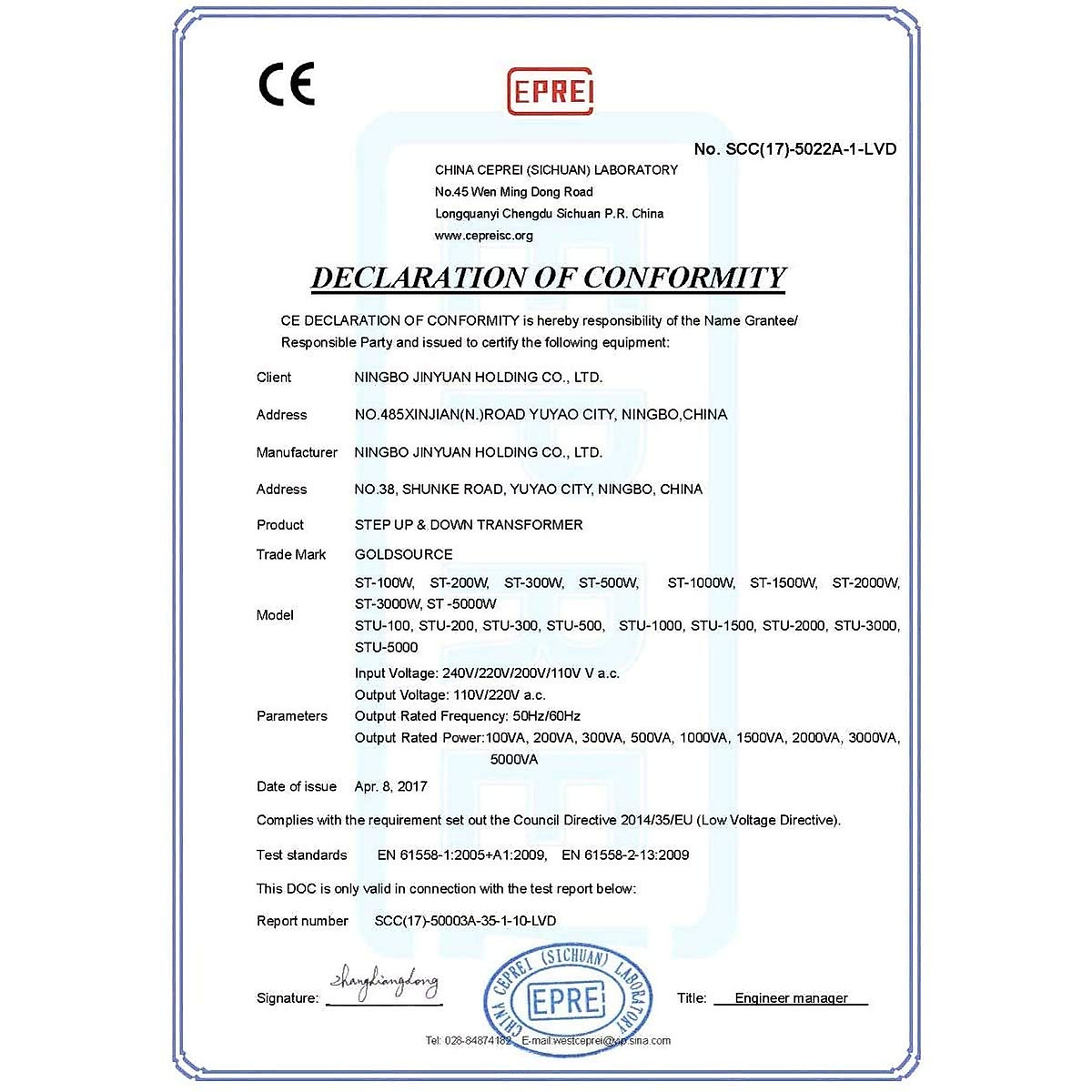 Goldsource 3000W ST Pro+ Auto Step Up & Step Down Voltage Transformer Converter, Upgraded Heavy-Duty AC 110/220V Converter with US Standard, Universal AC Outlets & DC 5V USB Port [3-Year Warranty]