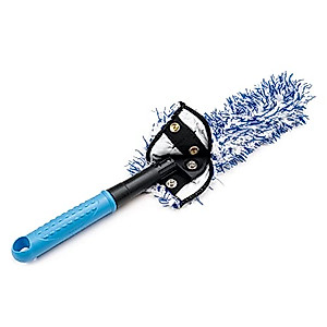 Barrel Blade - Microfiber Wheel Brush - Flat Head, Removable Cover, Firm and Bendable