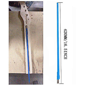 Jiayouy Pack of 2pcs 420mm Two Way Rod Type Guitar Truss Rod Steel with L- Wrench for Electric Acoustic Bass Guitars Neck Repair Adjustment Luthier Tool