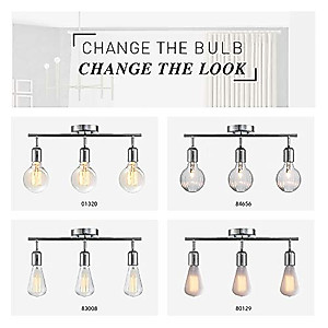 Pearson 3-Light Track Lighting, Chrome,59644