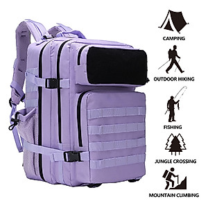 Military Tactical Backpacks For Men Molle Daypack 45L 3 Days Assault Pack Bag Large Rucksack with Molle System Bag