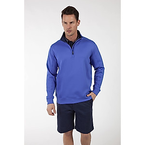 Bobby Jones Performance RTJ Quarter-Zip Pullover (Medium, Marina Blue)