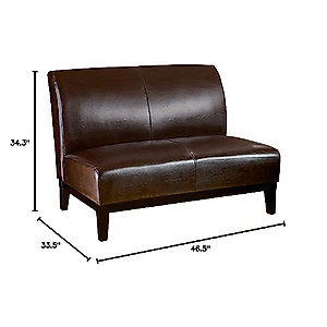 Christopher Knight Home Darcy Loveseat, Brown