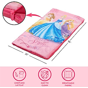 Disney Princess Slumber Bag Set Multicolor, 26x46