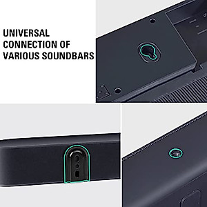 Mounting Dream Full Motion TV Wall Mount and Soundbar Bracket Bundle, TV Bracket for 26-55 Inch TVs, Max VESA 400x400mm and 99 LBS, Sound Bar Mount for Mounting Above or Under TV Up to 15 LBS