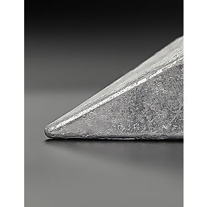 BLUEWING 2lb Box Pyramid Fishing Sinker Weights Lead Weight Saltwalter Fishing Weights for Surf Fishing, 3oz, 10 Pack