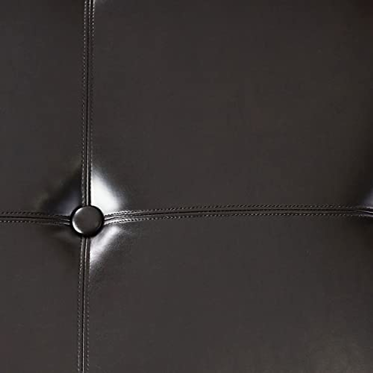 Christopher Knight Home Darlington Bonded Leather Ottoman, Espresso Brown