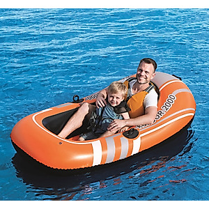 H20GO! H2OGO! Kondor 2000 Inflatable Boat Two Person Explorer Raft