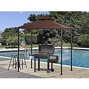 Grill Gazebo Replacement Roof for #L-GZ238PST-11 by ABCCANOPY