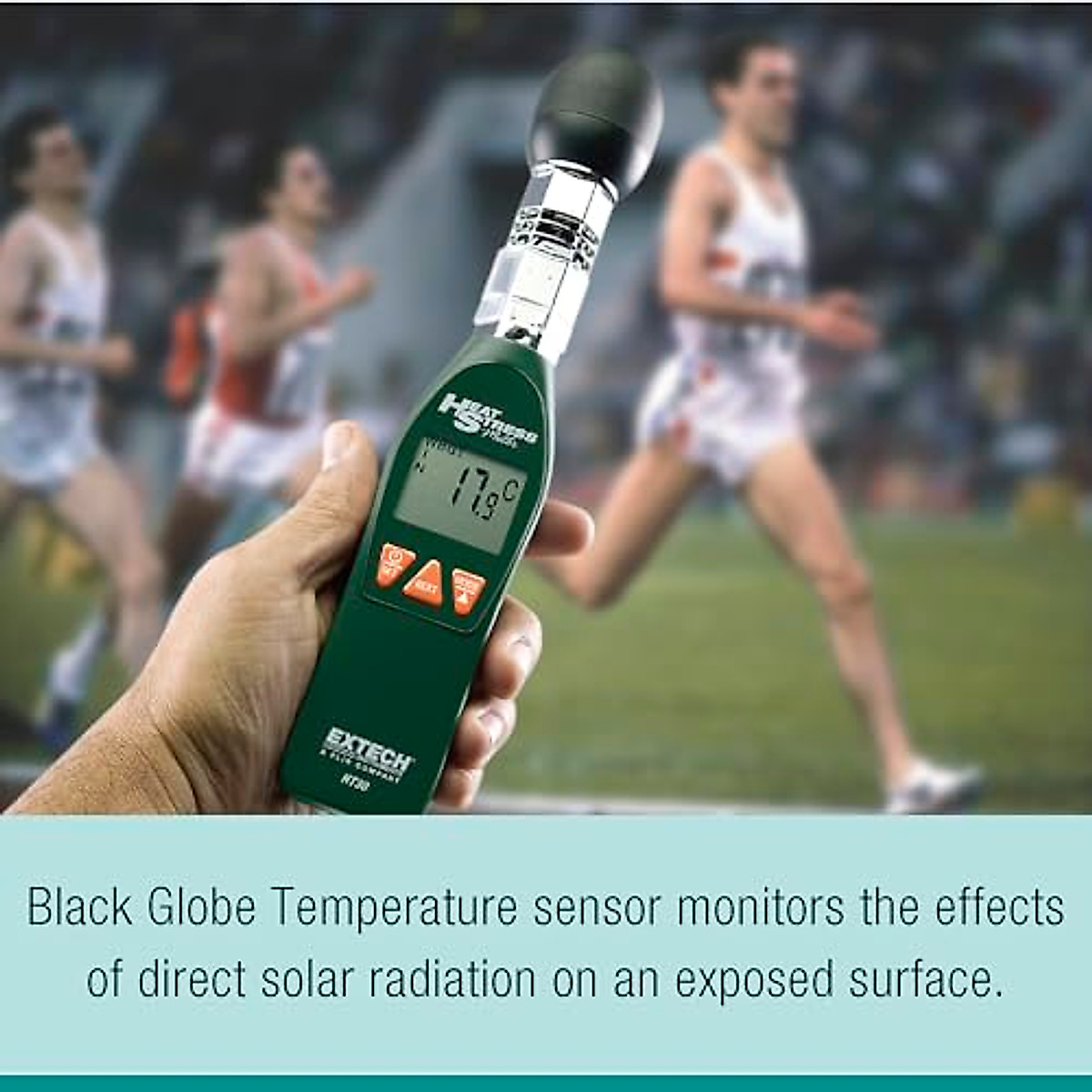 Extech HT30 Heat Stress WBGT Meter , black