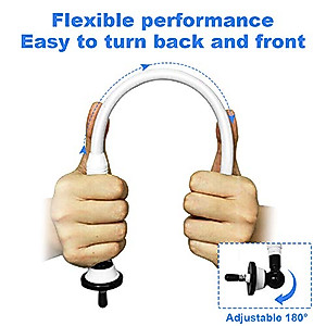 Boat Antennas Waterproof Marine Radio Antenna Car Flexible Rubber Mast FM AM Antenna for ATV UTV RZR SPA Yacht Camper GA057W (White)