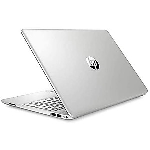 2021 HP 15.6" HD Laptop Computer PC, Intel Core i3-10110U (Beats i5-7200U), 4GB RAM, 128GB SSD, USB-C, WiFi, RJ45, HDMI, HD Webcam, Bluetooth, Windows 10 S, Silver, Fairywren Card
