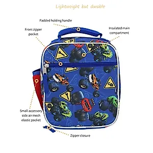 Nickelodeon Blaze and the Monster Machines Boys Girls Soft Insulated School Lunch Box (One Size, Blue)