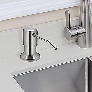 Kitchen Sink Soap Dispenser，Built in Dish Soap Dispenser with Bottle