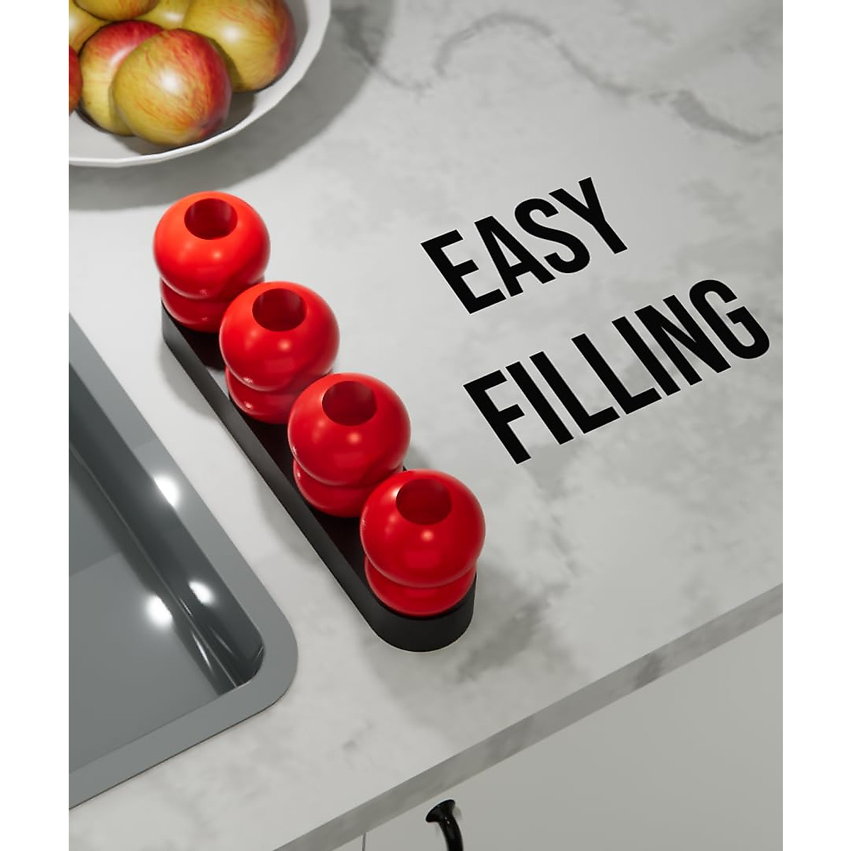 Kong Freezer Holder with Built in Plugs Kong Stand Dog Enrichment (Medium)