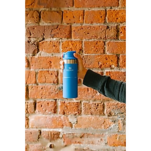 Stanley Classic Trigger Action Travel Mug – Leak Proof + Packable Hot & Cold Thermos – Double Wall Vacuum Insulated Tumbler for Coffee, Tea & Drinks – BPA Free Stainless-Steel, 16 Oz, Azure