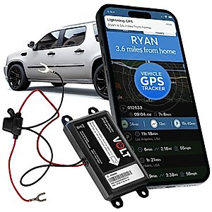 Lightning GPS Easy Wired 4G Vehicle GPS Tracker – Hardwired Hidden Tracking Device, Waterproof, Covert, Real-Time Fleet Security for Cars, Trucks, Motorcycles & Vehicles - Subscription Required