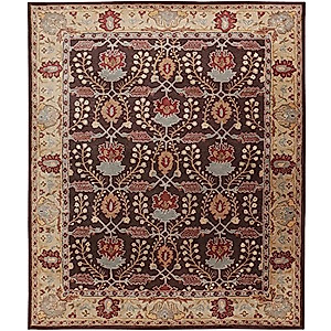 Natural Weave Old Hand Made Barista Floral Traditional Persian Oriental Woolen Area Rugs (8x10 ft)