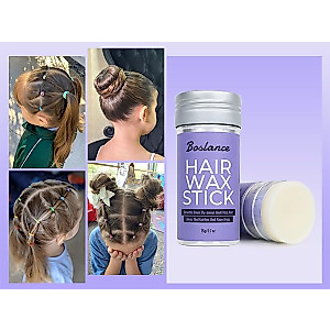 Boslance Hair Wax Stick - Smoothing Pomade for Flyaways, Women, Kids, and Slick Hairstyles