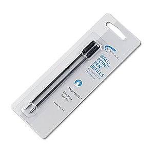 Cross 85142 Refills for Ballpoint Pens, Fine, Black Ink, 2/Pack