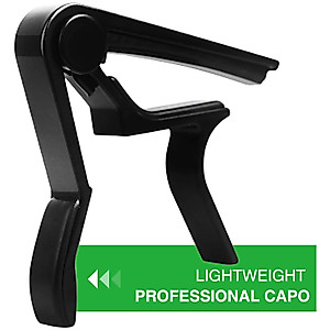 Guitar Capo, 6-String Acoustic & Electric Guitar Capo,Guitar Capo Acoustic(Black)