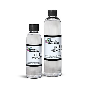 Triethanolamine (Tea) for Cosmetics 125 mL 99% pH Balancer, Surfactants DIY Skincare and Cosmetic Products by Talsen Chemicals