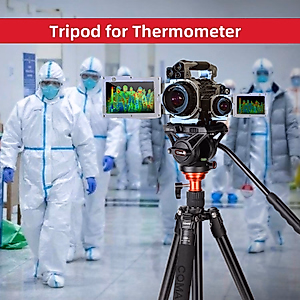 Fluid Head Tripod, COMAN Video Camera Tripod Monopod Aluminium Alloy 70.8 inch for Canon Nikon Sony DSLR Camera Black