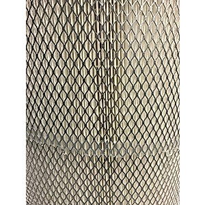 Braden Filtration Dust Collector Filter - Height: 26" OD: 12.75" ID: 8.375" / Cellulose Polyester Blend FR, Open-Open pans - MADE IN USA