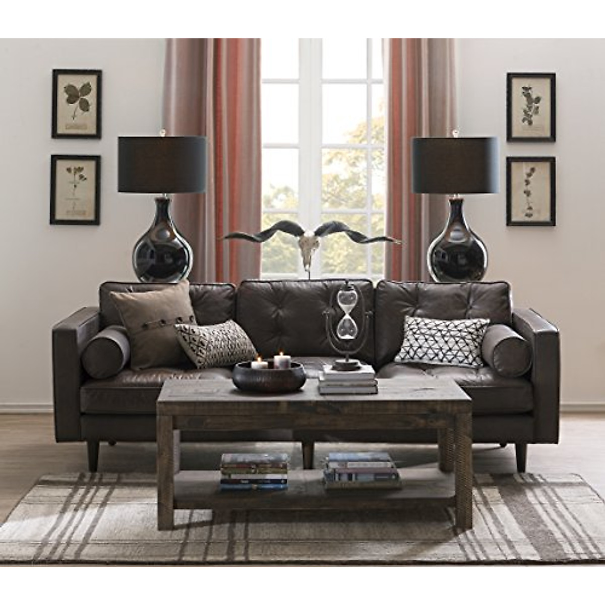 Decorative Metal & Glass Thirty Minute Hourglass