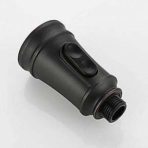 Kitchen Faucet Head, Angle Simple Replacement Sprayer Nozzle, Pull Down Faucet Pull Out nozzle Hose Spray Head (oil rubbed bronze)