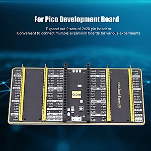 FTVOGUE Pico Interface, Internal Components Motherboards External Expansion Board,2 Sets of 2×20 Pico Standard Interface