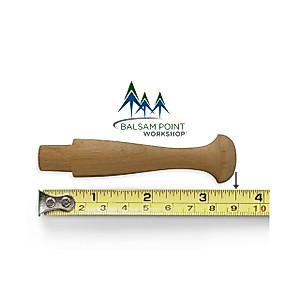 Cherry 3.5-Inch Premium Unfinished Wood Shaker Pegs with 5/8-Inch Tenon - Sanded Smooth for Staining Use for Crafts and Woodworking - (10-Pack)