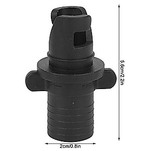 life Kayak Air Valve Connector,Plastic Inflation Valve Adapter Converter Surfboard Kayaks Inflatable Boat Accessory Replacement